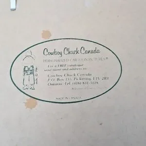 cowboy chuck Canada | Other | Vintage Cowboy Chuck Canada Cartoon ...